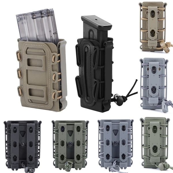 4 Colors 9MM Scorpion Style Soft Shell Rifle/Pistol Mag Carrier Magzine ...