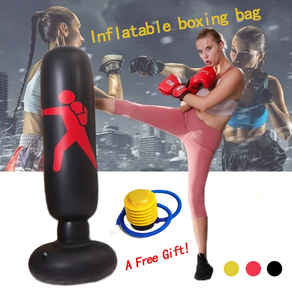 1.6M Inflatable Thickening Boxing Tumbler Bag PVC Boxing Pillar Tumbler ...