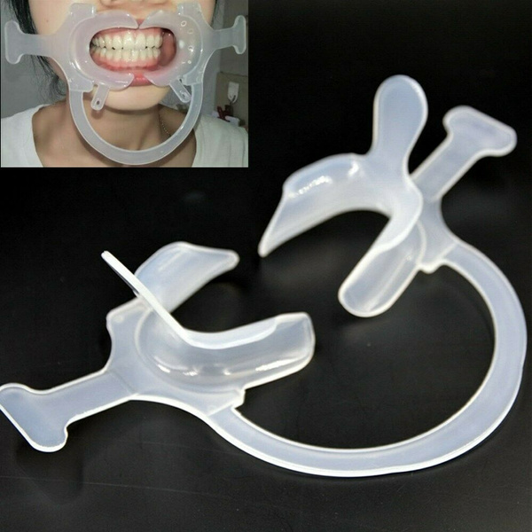 Dental Ortho Plastic Mouth Opener Cheek Retractor With Handle C–shape ...