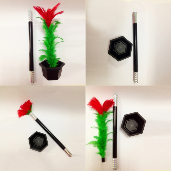 1set Comedy Magic Wand To Flower Magic Trick Kid Show Prop Toys Kid ...