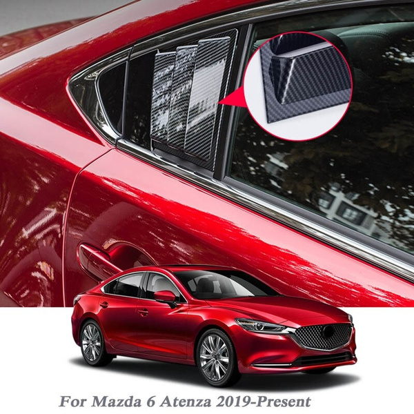 Car Styling Car Rear Side Window Triangle D Column Sequins For Mazda 6 ...