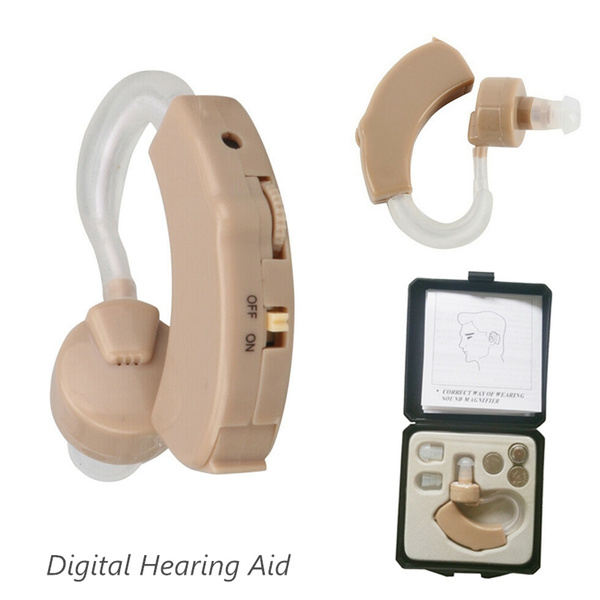 1PCS/2PCS Adjustable BTE Hearing Aid Behind the Ear Acousticon Tone ...