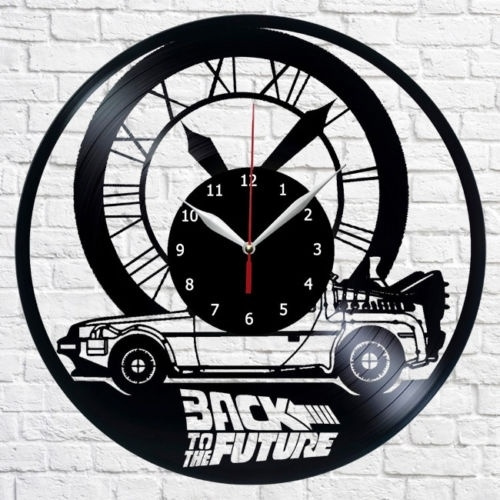 Back To The Future Vinyl Record Wall Clock Wall Fun Art Decor Vintage ...