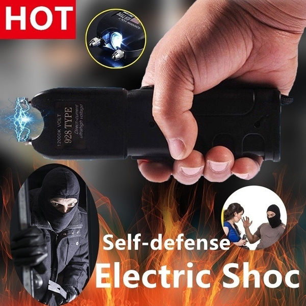 High Power Electronic Anti Riot Device Stun Rechargeable LED Flashlight ...