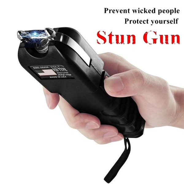 High Powerful Stun Gun Outdoor Travel Self-defense Electro Shock Wand ...