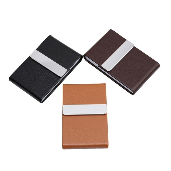 Cigarette Tobacco Case Holder Pocket Box Smoker PU Leather Cigarettes ...