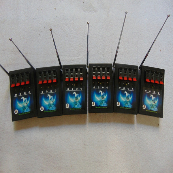 6pcs Receivers 4 Cues remote 24 Channels stage fireworks wireless ...