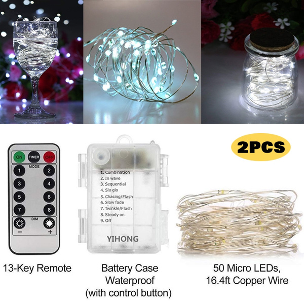 2 sets of 50LED string Christmas Elf light copper string light string ...