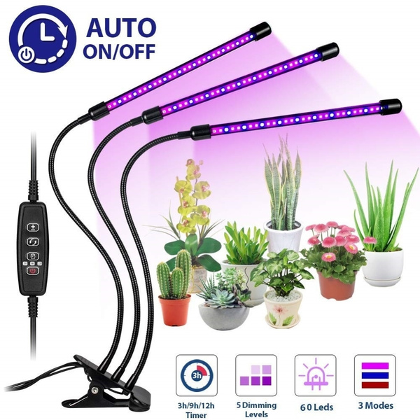 Led Plant Growing Light Dimmer Timing Plant Growing Lamp USB Plant Grow ...