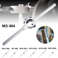 M3-M4/M4.5-M6/M7-M9/M10-M11/M12-M14/M16-M20/M22-M26 Die Stock Handle ...