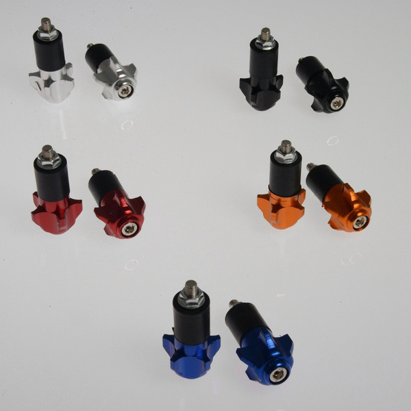 Bar End 17mm Motorcycle Motorbike Scooter Universal Weights Handlebar ...