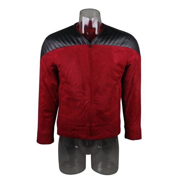 Star Trek The Next Generation Captain Picard Red Duty Uniform Jacket ...