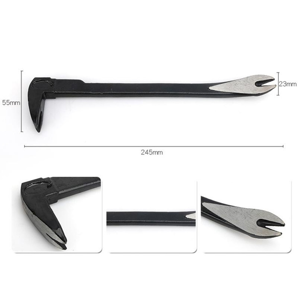 Alloy Multifunctional Curved Crowbar Wrecking/Crow/Pry Bar Nail Puller ...