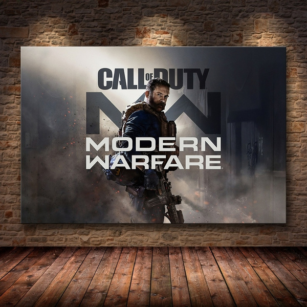 1 Piece Video Game Call of Duty Figures Poster Canvas Art Wall Painting ...