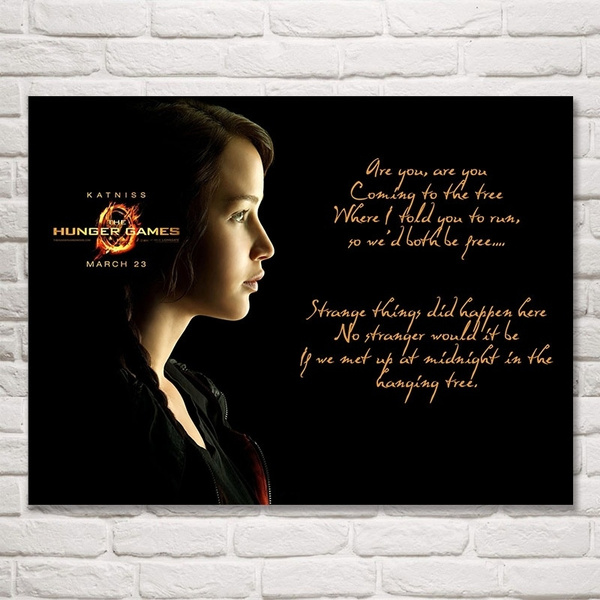 Unframed Printed Poster The Hunger Games Classic Pictures Canvas Modern ...