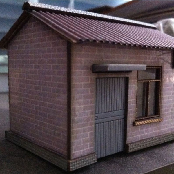 1:87 HO Scale Railway House Model Sand Table Scene Decoration Sand ...