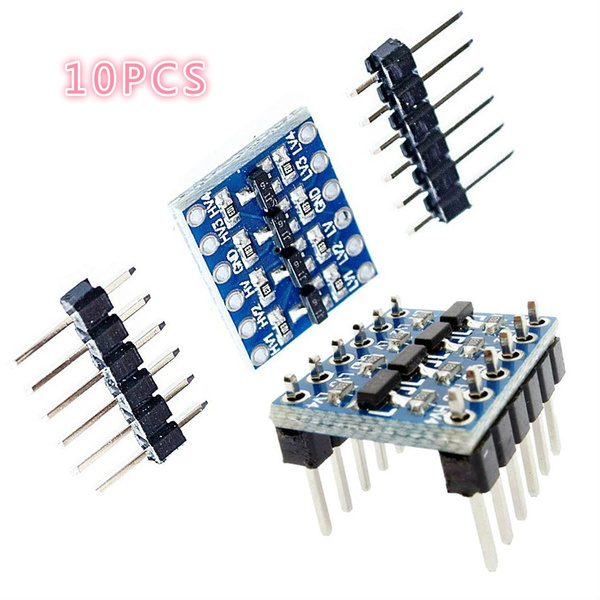 10pcs 4 Channels IIC I2C Logic Level Converter Bi-Directional Module 3 ...
