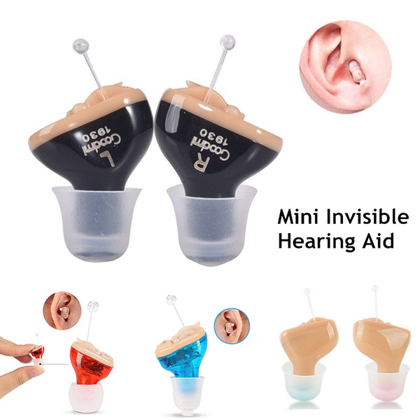 Portable Mini Inner Ear Invisible Hearing Aid Device CIC Adjustable ...