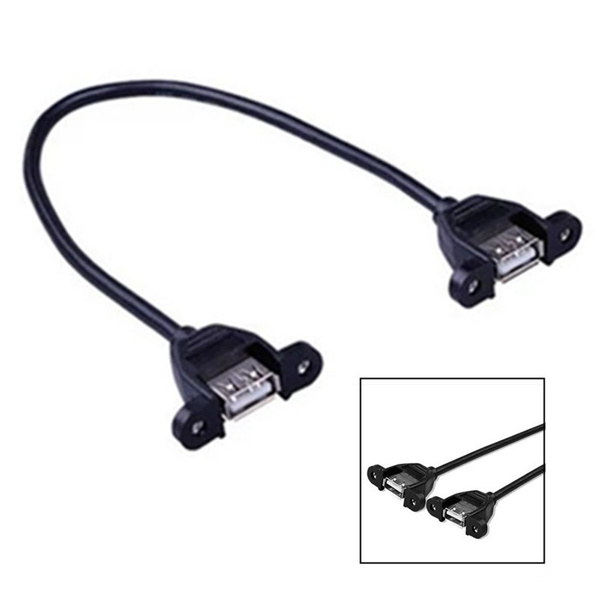 Practical Adapter Female To Female With Ear Screw Hole Double Female ...