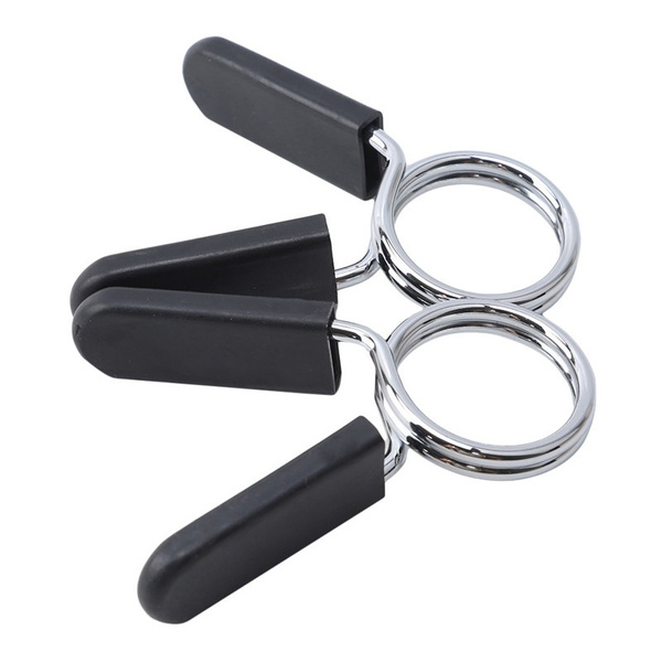 2pcs/set Gym Dumbbell Lock Clamp Barbell Spring Collar Clips | Wish
