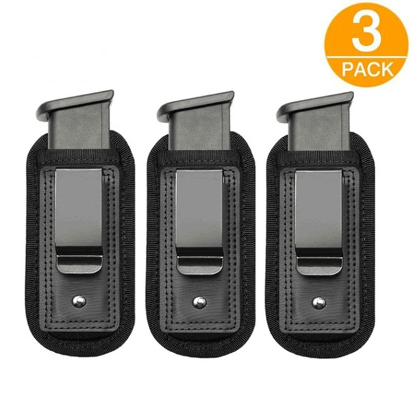 (3 Pack) Inside Waistband Pistol Handgun Magazine Holster Pouch for ...