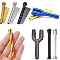 1Pc New Design Metal Nasal Snuff Sniffer Straw Snorter Snuffer Tube ...