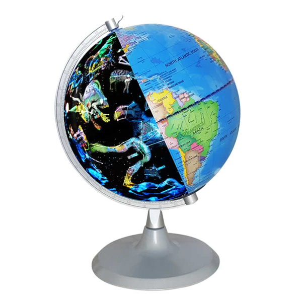20CM 2 In 1 Illuminated World Globe Desktop Lighting World Globe ...
