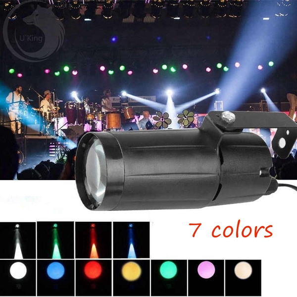 7 Colors Led Pinspot LED Stage Light Spotlight DJ Disco Stage KTV Bar ...