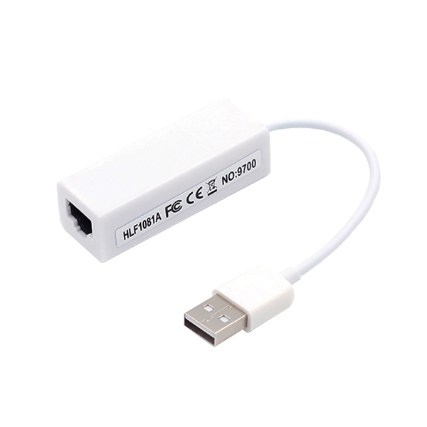 External USB Wired Ethernet Network Card Adapter USB to Ethernet RJ45 Lan for Windows 7/8/10/XP ...