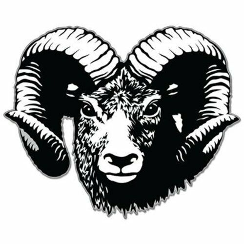 Ram Head Car Vinyl Sticker - SELECT SIZE | Wish
