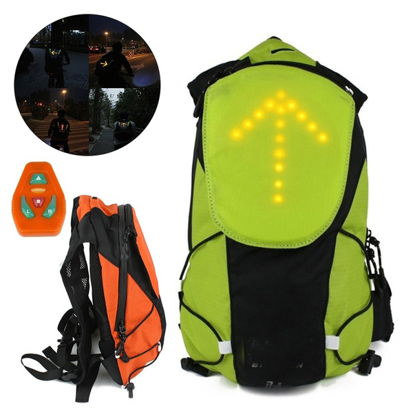 LED Backpack Bag With Wireless Remote Control LED Safety Light ...