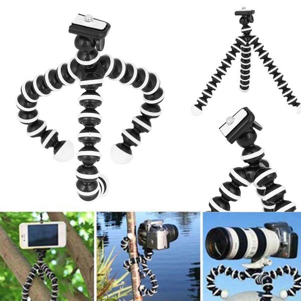 Flexible Camera Phone Holder Octopus Tripod Bracket Stand Sponge ...