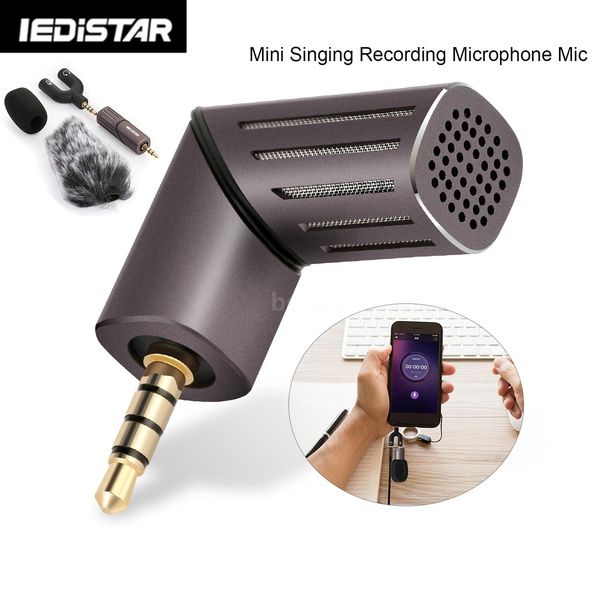 IEDiSTAR Mini Singing Recording Microphone Mic Omnidirectional 3.5mm ...