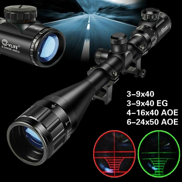 3-9x40/EG Hunting Scopes 4-16x40AOE Optics Rifle Scopes 6-24x50AOE ...