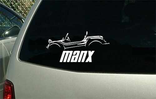 Meyers Manx dune buggy VW car outline sticker decal wall graphic | Wish