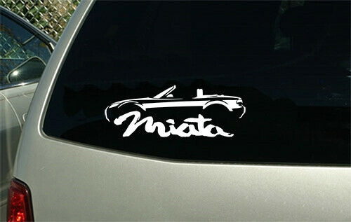 2005-08 Mazda Miata MX5 outline sticker decal wall graphic | Wish