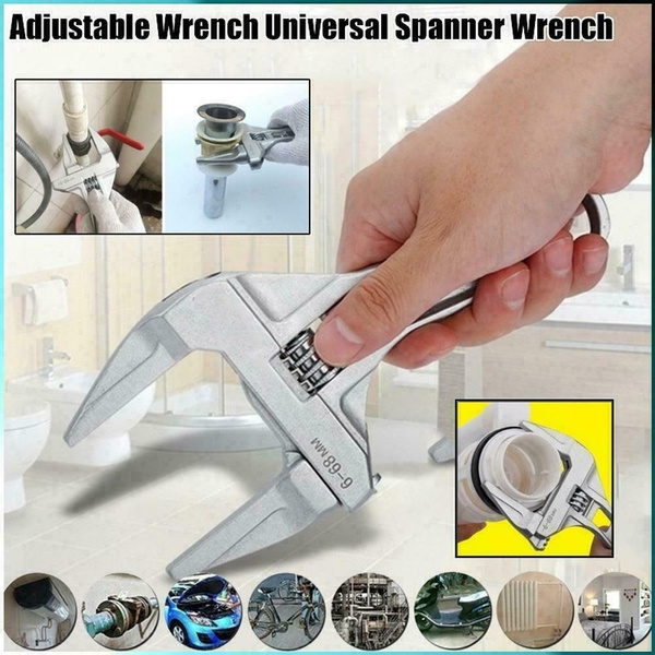 6-68mm Aluminum Adjustable Spanner Wrench Large Opening Plumber Tool | Wish