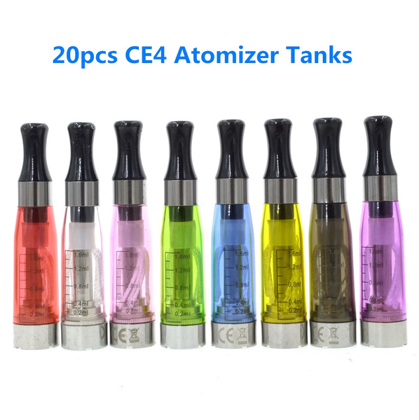 20pcs CE4 atomizer Clearomizer 1.6ml tanks for Ego ego-t evod 510 ...