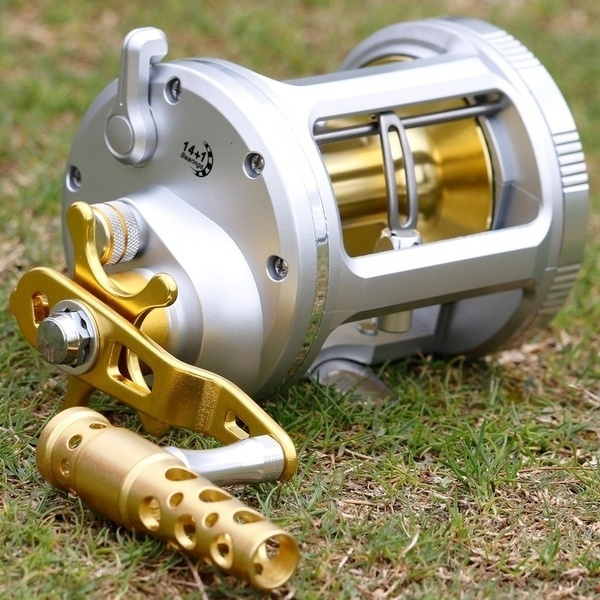 PULLINE Sea Fishing Reel Trolling Reel Full Metal Aluminum CNC Machined ...