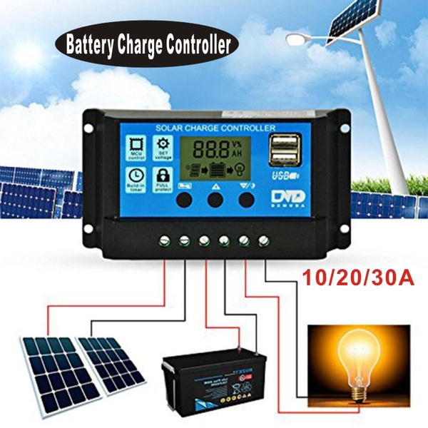 High Quality USB 10A/20A/30A with USB Solar Panel Regulator Charge ...