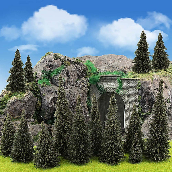 Model Pine Trees Deep Green Pines HO/OO/N/O/TT Scale Model Railroad ...