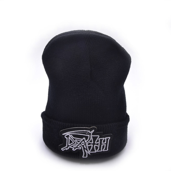 Death band Men women Skullies Winter Knitted Hat Unisex Beanies Cap ...