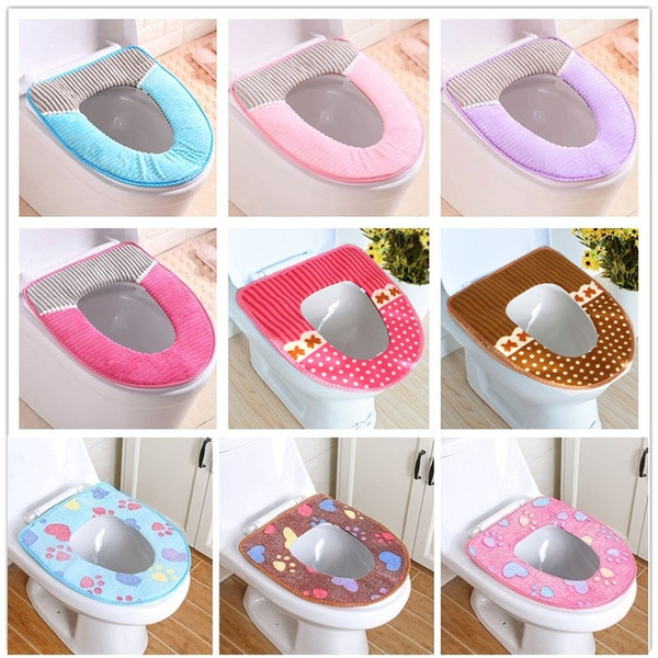 Universal Warm Soft Washable Toilet Seat Cover Mat Closestool Toilet 9547