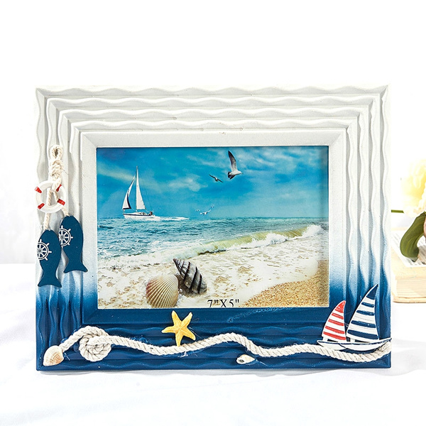 6x4 Inch Nautical Picture Frames Decorative Vertical Sculptural Photo ...