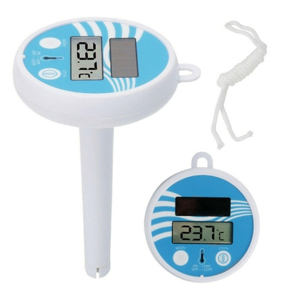 Swimming Pool Spa Digital Floating Solar Thermometer Waterproof 0-50°C ...