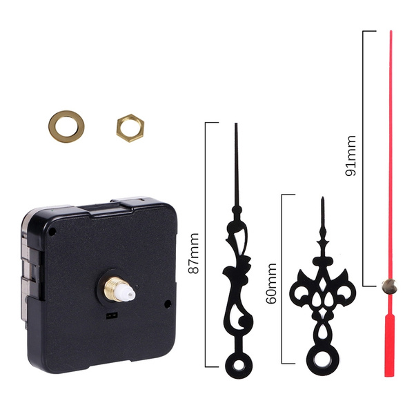 Quartz Clock Movement with Hands for Mechanism Clock Repair Replacement ...