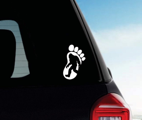 Bigfoot bumper sticker, bigfoot car decal, yeti vinyl decal, sasquatch ...