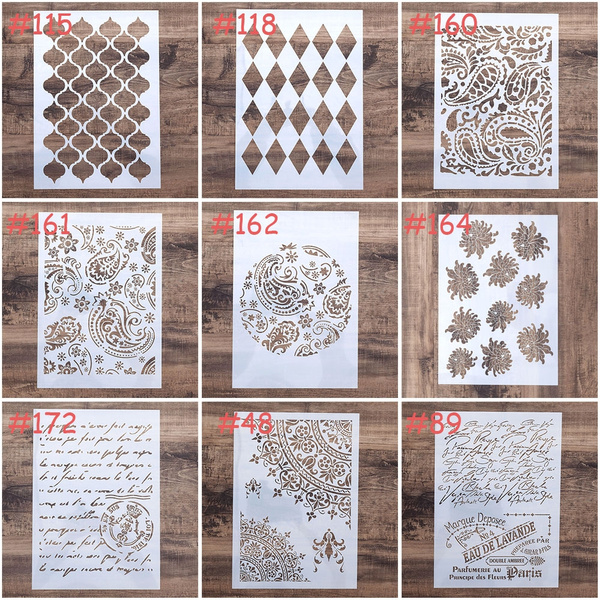 A3 Size DIY Craft Layering Mandala Stencil For Wall Painting ...