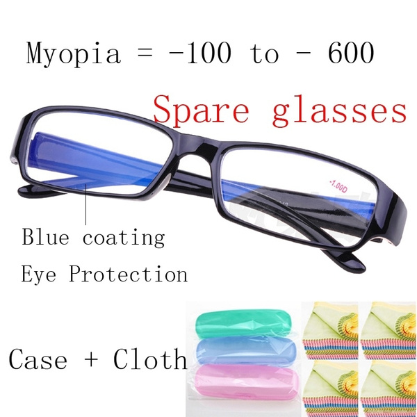 Myopia nearsighted Glasses Frame With Degree Lenses Diopter Eyeglasses ...