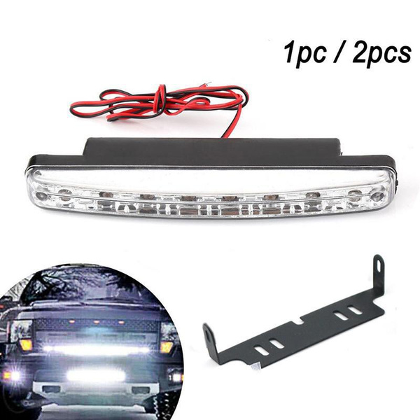 12V 8LED Daytime Driving Running Light Car Fog Lamp Car Light White ...